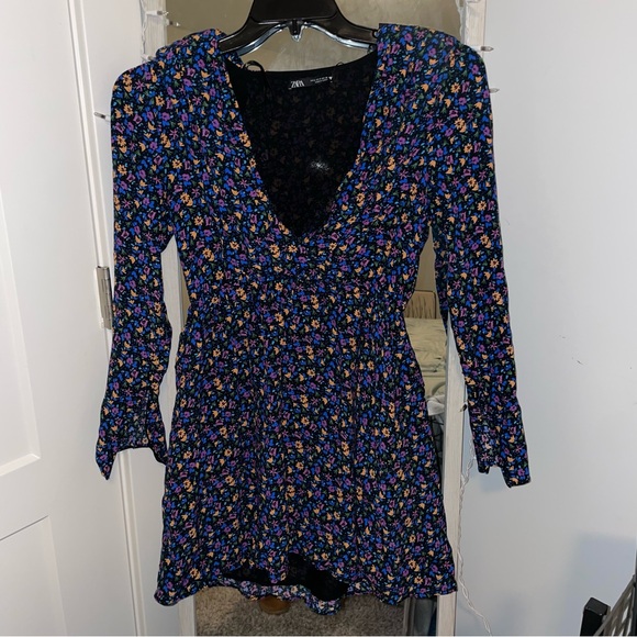 Zara | Dresses | Zara Flower Dress | Poshmark